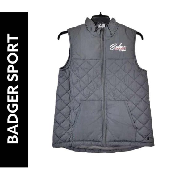 BADGER | Jackets & Coats | Badger Sport Womans Size Medium Gray Full ...